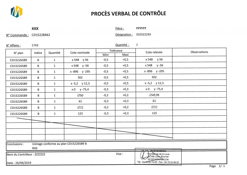 MasterMeca | Contrôle